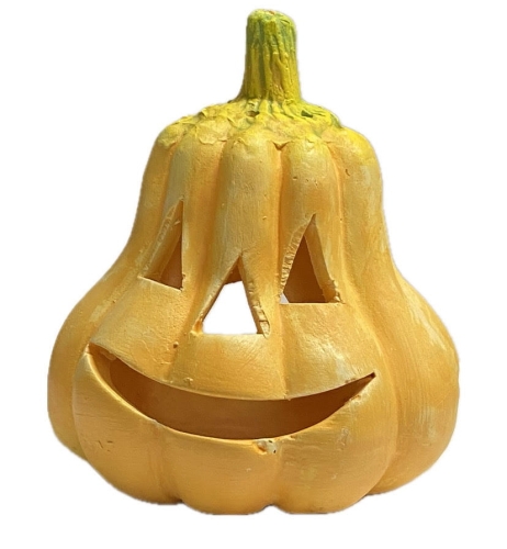 Lampion ceramiczny DYNIA halloween na podgrzewacz. - Kufer Pasmanteria
